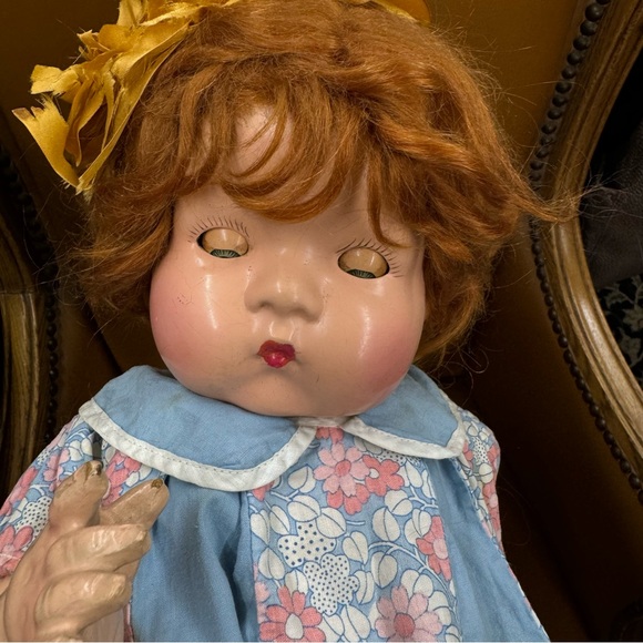 Antique | Accents | Antique Petite Composition Doll 6 Tall Sleep Eyes Rare | Poshmark
